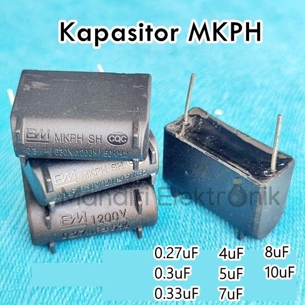 Kapasitor MKP MKPH 0,27uf 0,3uf 0,33uf 3,3uf 6uF 5uF 7uF 8uf 10uF ...