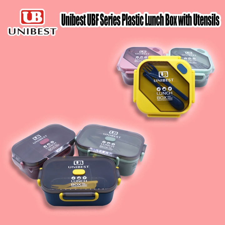 UB UNIBEST UBF Series Plastic Lunch Box with Utensils (SOLD SEPARATELY ...