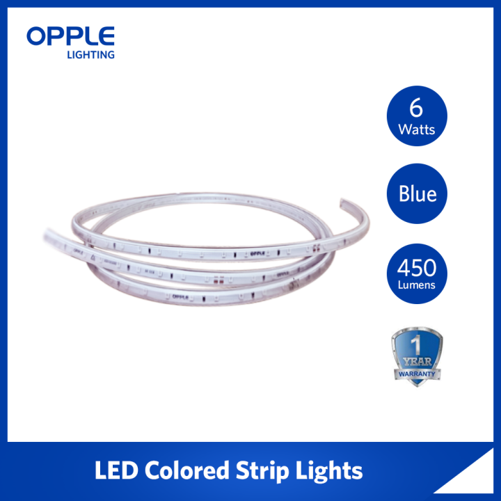 OPPLE LED Strip Light 6 Watts Blue, Green, Red for Bedroom, Living Room ...