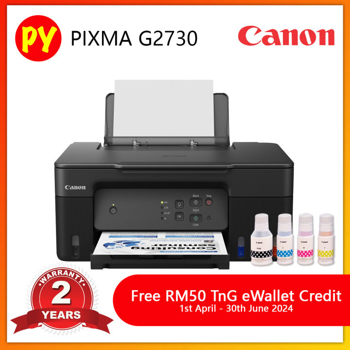 Canon PIXMA G2730 | G3730(WiFi) All-In-One Refillable Ink Tank Printer ...