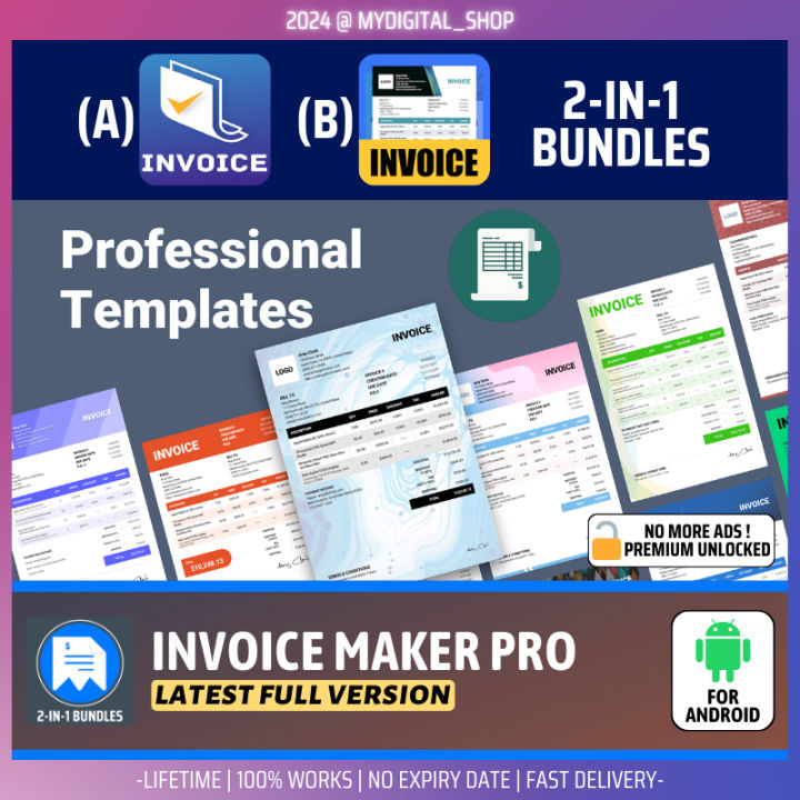 [Android] Invoice Maker Pro 2024 | Full Version Unlocked | Lifetime 100 ...