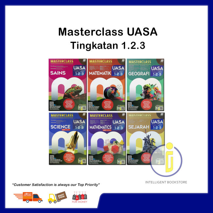 [intelligent] Sasbadi Masterclass Uasa Tingkatan 1 2 3 Kssm 2024 Lazada
