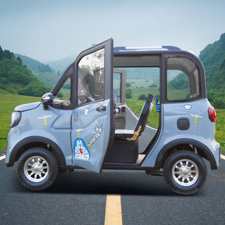 New energy electric 4 four-wheel car oil and electricity dual-purpose ...
