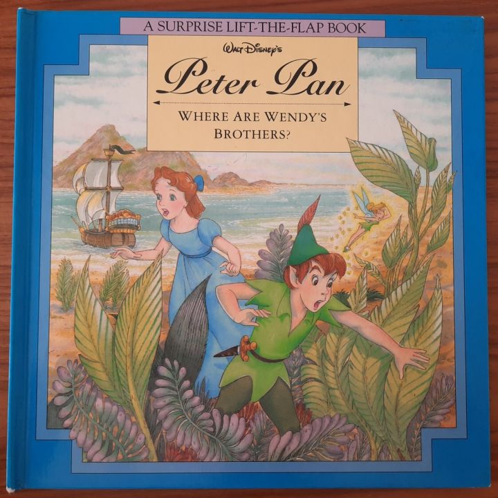 (มือสอง) Peter Pan Disney ปีเตอร์ แพน นิทานภาษาอังกฤษ ดิสนีย์ แบบพลิก ...
