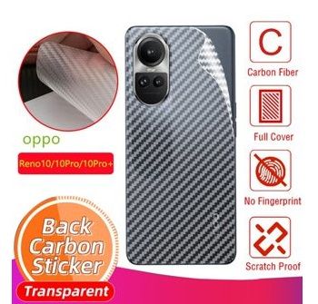 STIKER SKIN CARBON OPPO RENO 10 5G / RENO 10 PRO / RENO 10 PRO PLUS ...