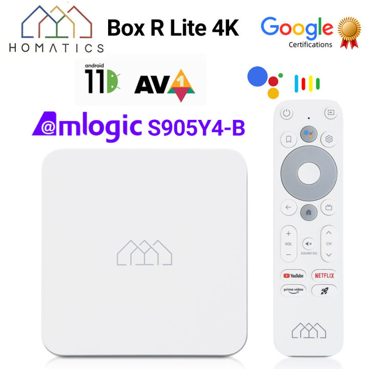 HOMATICS R Lite 4K TV Box Android 11 with Netflix 4K Google Certified ...