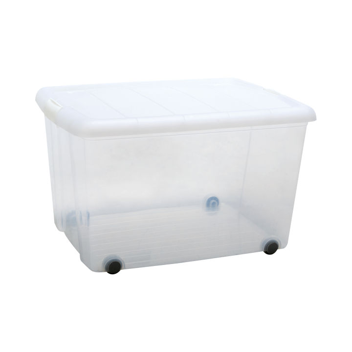 Felton Iconic Storage Box with Wheel (FSB958) - Clear | Lazada