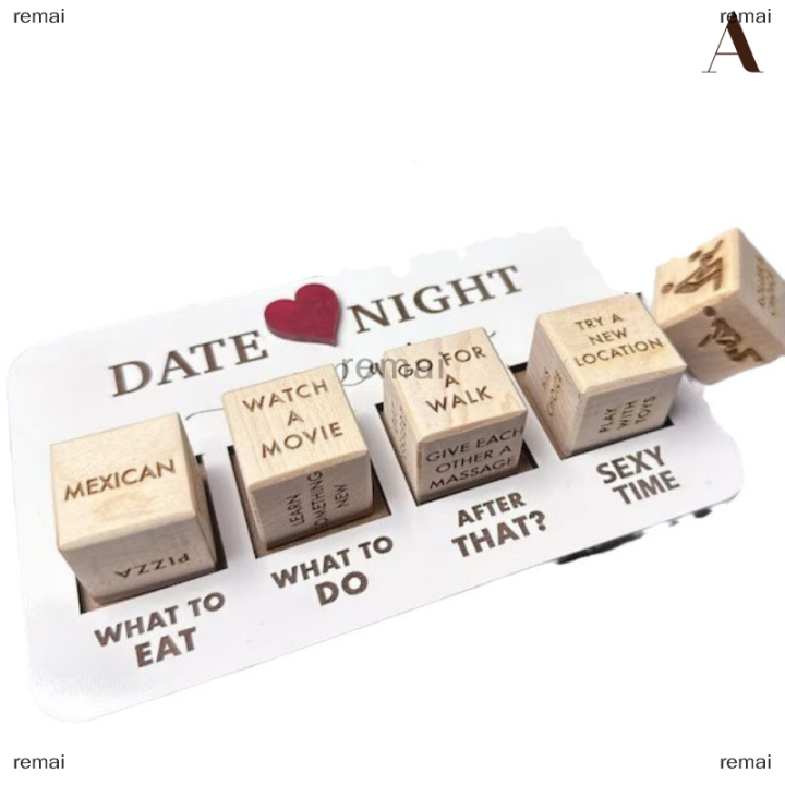 remai Date Night Dice After Dark Edition, Date Night Wooden Dice Game ...