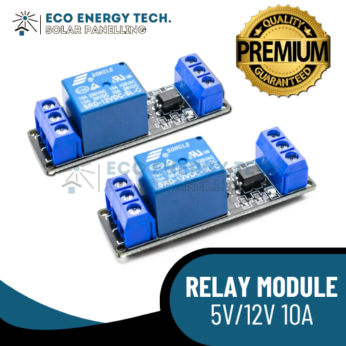 1 Channel 5V/12V - 10A - Relay Module With Optocoupler Low Level ...