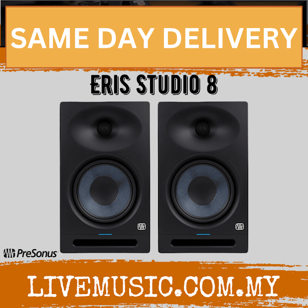 PreSonus Eris Studio 8 Studio Monitor Speaker - Each / Pair ( Eris ...