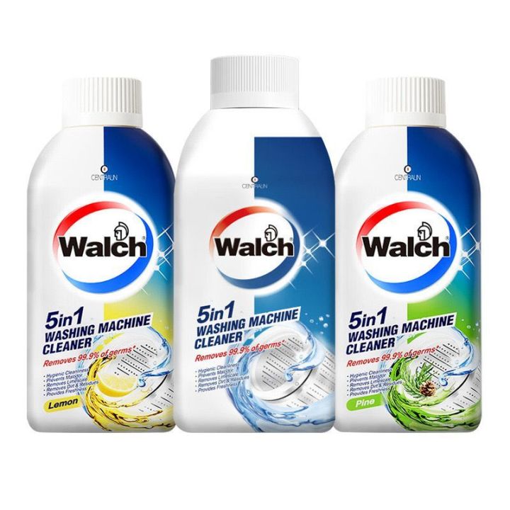 (Ready Stock)Walch® 5in1 Washing Machine Cleaner 250ml | Lazada