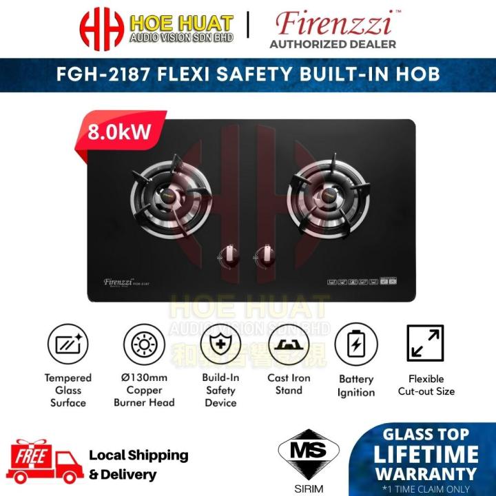 Firenzzi FGH-2187 Flexible Cut-out Size Tempered Glass Built-in Hob ...