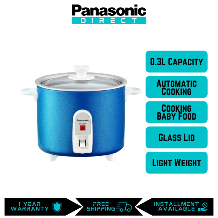 Panasonic SR-3NAA Baby Food Cooker (0.3L) 0.16KG Rice Congee Porridge ...