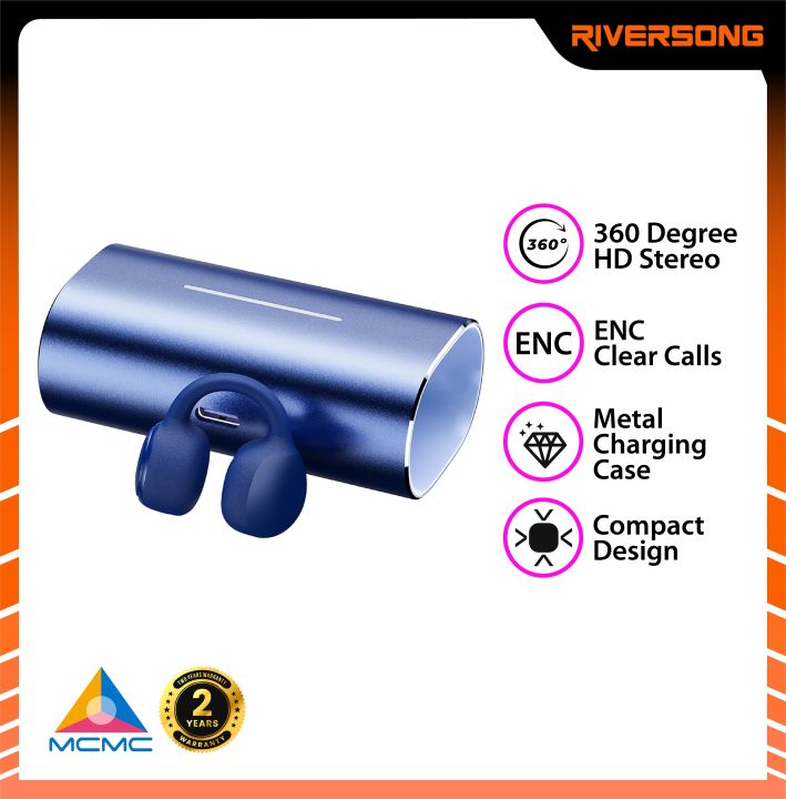 (Ready Stock) Riversong Air Clip L3 True Wireless Noise Cancellation ...