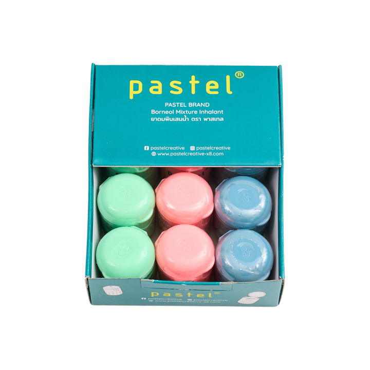 PASTEL BORNEOL INHALER BOX (แบบกล่อง 12 ชิ้น) | Lazada.co.th