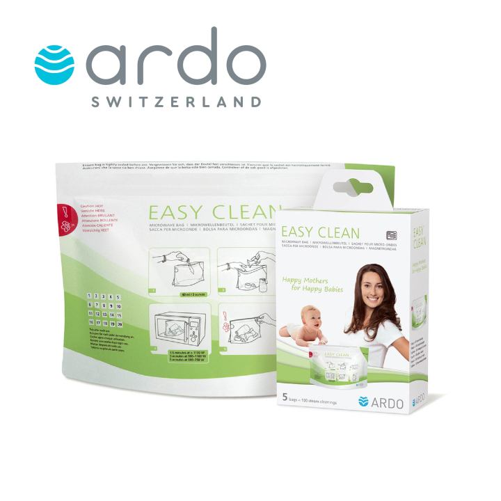 ถุงซิปสำหรับทำความสะอาดอุปกรณ์ปั๊มนม Ardo Easy Clean ถุงซิปฆ่าเชื้อโรค ...