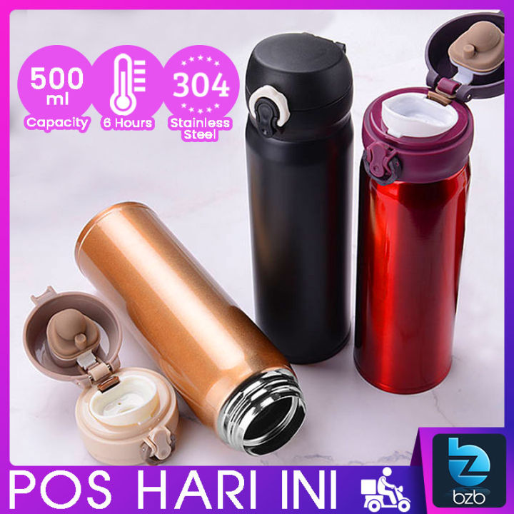 500ml Thermal Vacuum Flask Keep Warm Cold Heat Insulation Bottle Double ...