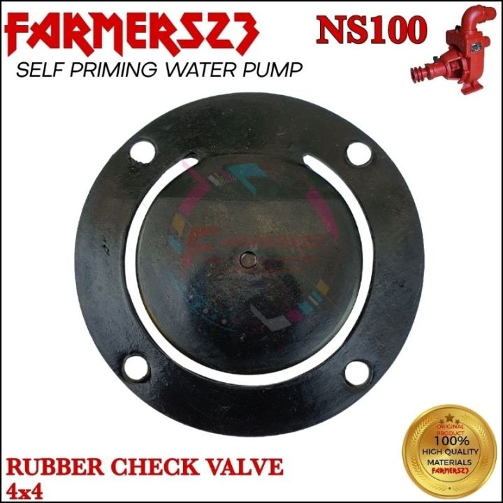 hot Rubber Check Valve Ns100 4x4 Self Priming Water Pump | Lazada PH