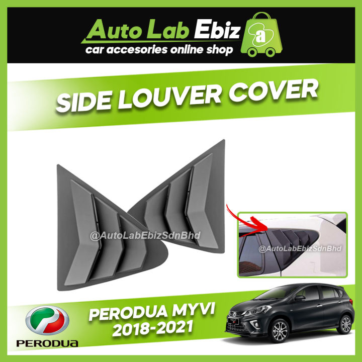 Perodua Myvi 2018-2021 Rear Side Louver Cover Window Triangle Mirror ...