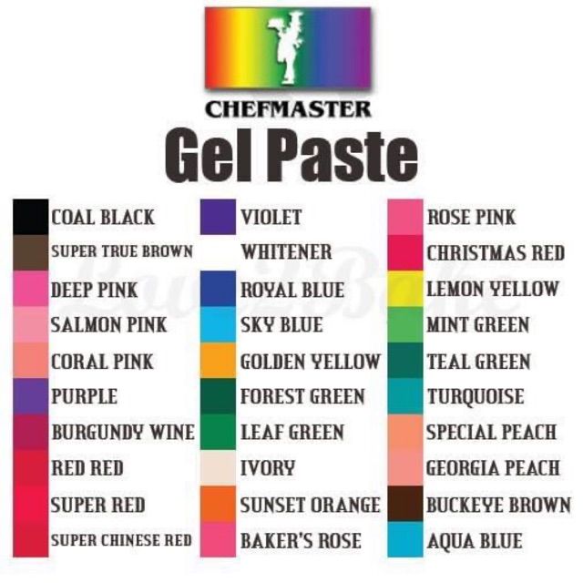 1oz Chefmaster Brand Food Gel Colors - BBD December 2025/2028 | Lazada PH