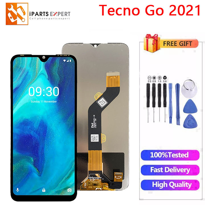 IPARTSEXPERT Original LCD For Tecno Spark GO 2021 LCD Display Touch Screen Digitizer Assembly ...