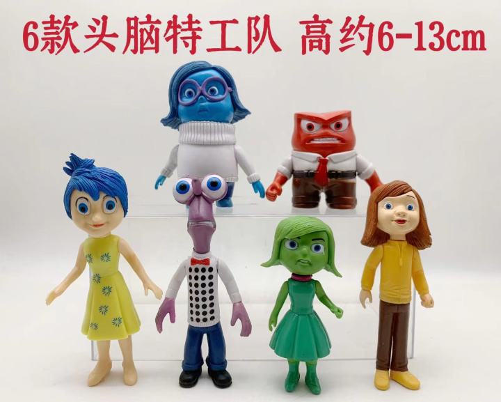 Inside Out 2 Toy Figure Disgust Fear Joy Sadness Anger Inside Out ...