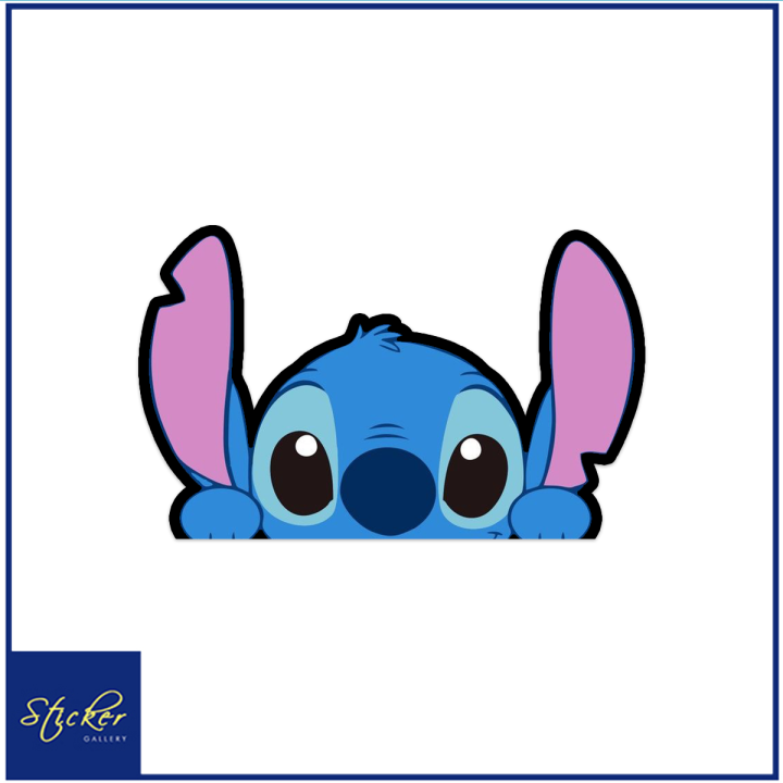 Stitch Big Size Anime Peeking Peeker Waterproof Vinyl Sticker | Lazada PH