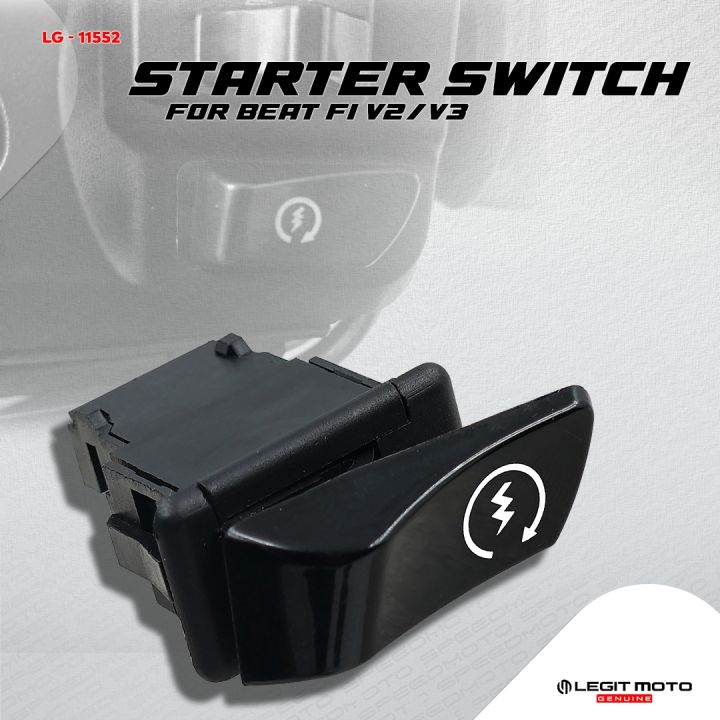 LEGITMOTO STARTER SWITCH / ENGINE PUSH START BUTTON FOR HONDA BEAT FI ...