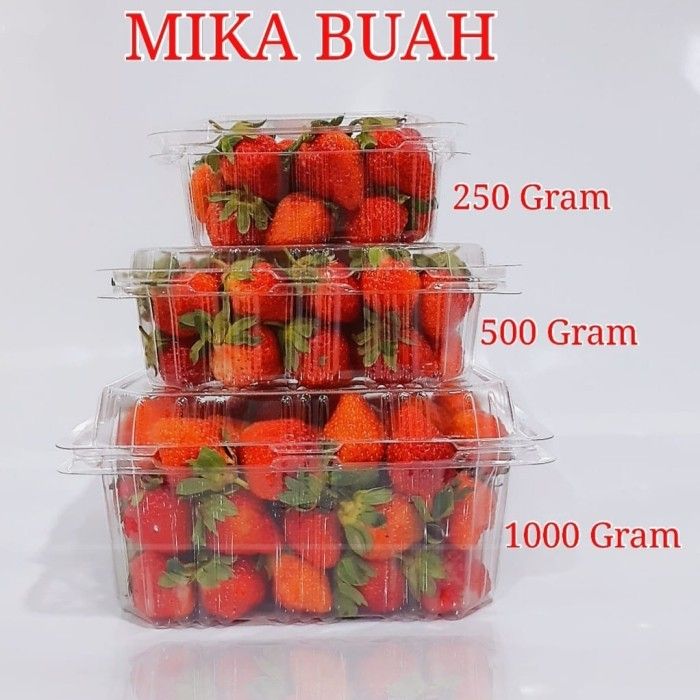 Mika Buah MB 800 + Kancing isi 30pcs / Mika Sayur Buah Mika Stroberi ...