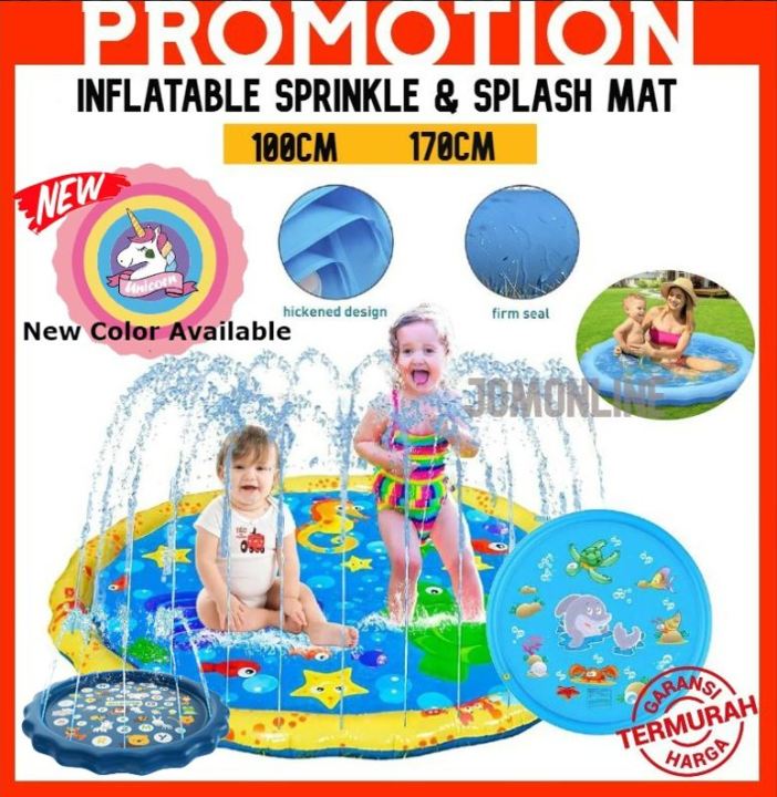 ~Ship from KL~ Fun Sprinkle and Splash Water Spray Mat Portable Pool ...