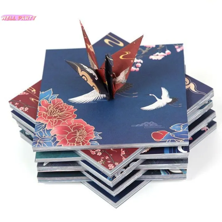 JEREMIAHEC 70pcs/Set Giấy Giấy origami Phong cách Trung Quốc Hình vuông ...