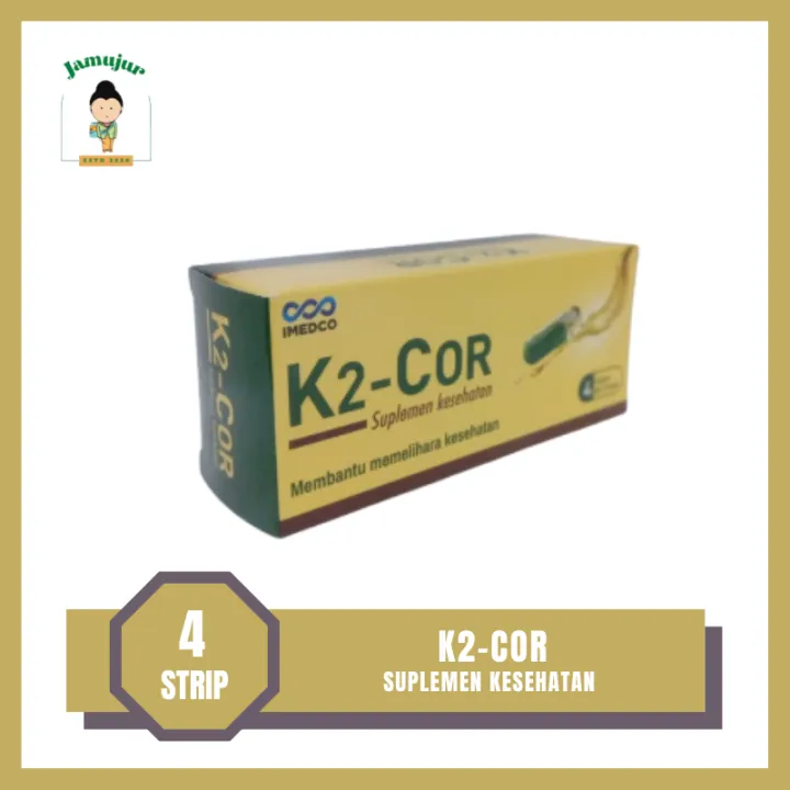 K2 Cor Capsule isi 28 Tab - Vitamin Kesehatan Pembuluh Darah | Lazada Indonesia