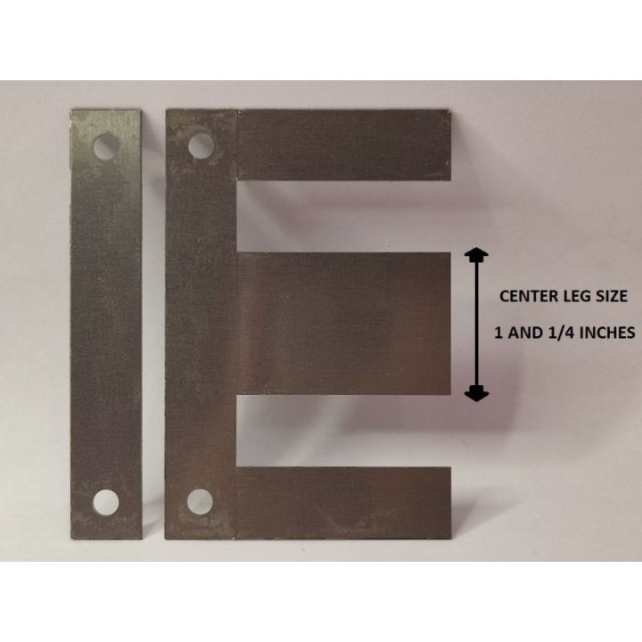 EI CORE CENTER LEG SIZES ( 1 INCH )(1AND 1/8) (1AND 1/4 INCHES ) AND 3/ ...
