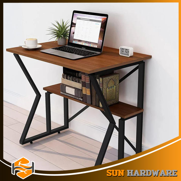 SUN HARDWARE SH-1246 Modern Minimalist Study Table with undershelf ...