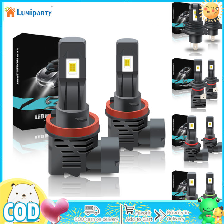 M3 LED Headlight Bulb 10-16V 6500K Ultra Bright Plug-Play Halogen ...