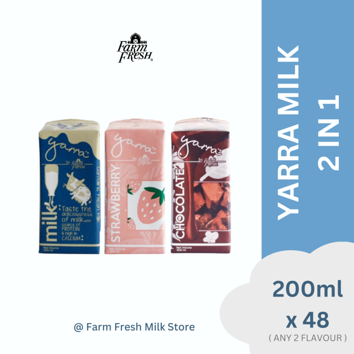 Yarra by Farm Fresh 2 in 1 Combo - UHT Fresh Milk + Choco/Choco ...