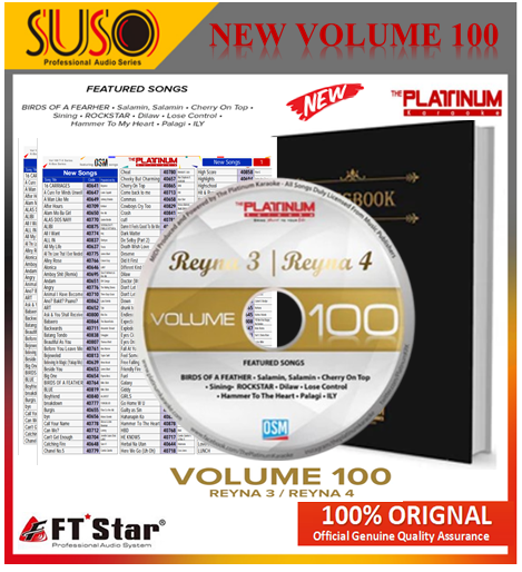 (CD, SONG BOOK WITH ADDITIONAL SONG LIST Volume 100 NEW Update For Platinum REYNA 3 (2024 ...