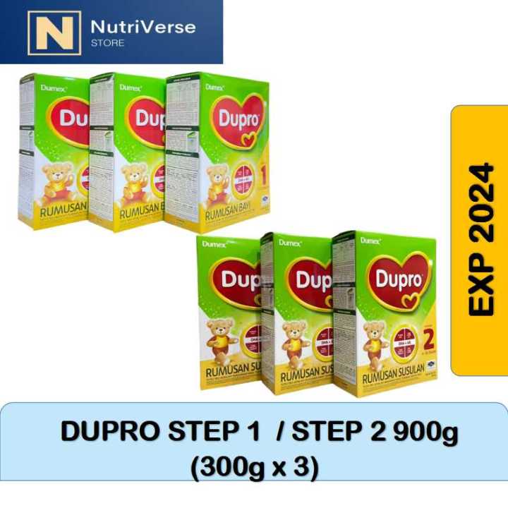 Dumex DUPRO STEP 1/STEP 2 900g (EXP 2025) | Lazada