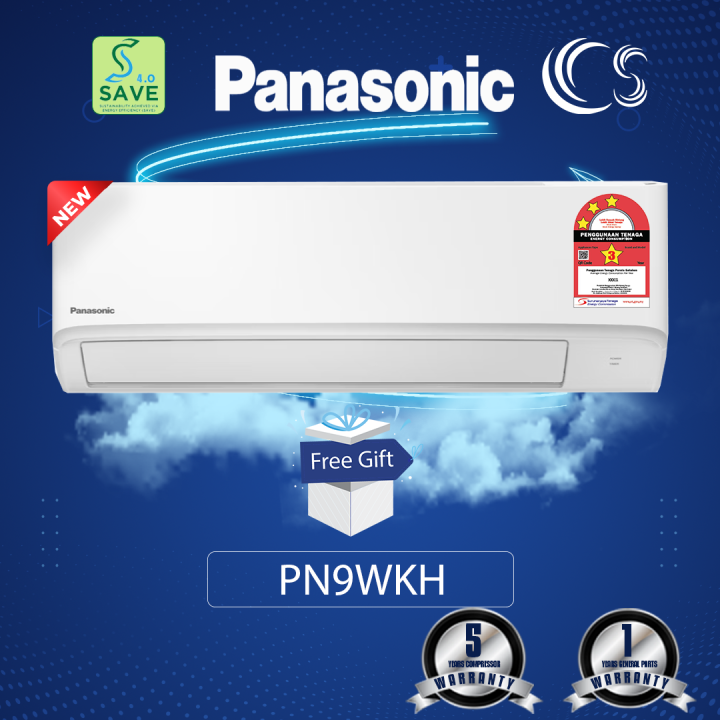 Panasonic 1.0HP/1.5HP/2.0HP/2.5HP Non Inverter Air Conditioner CS ...