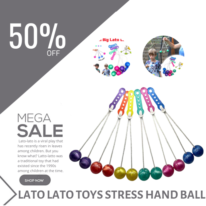 Lato Lato Luminous Toys Viral Old School Games Pro-clackers Ball Viral ...