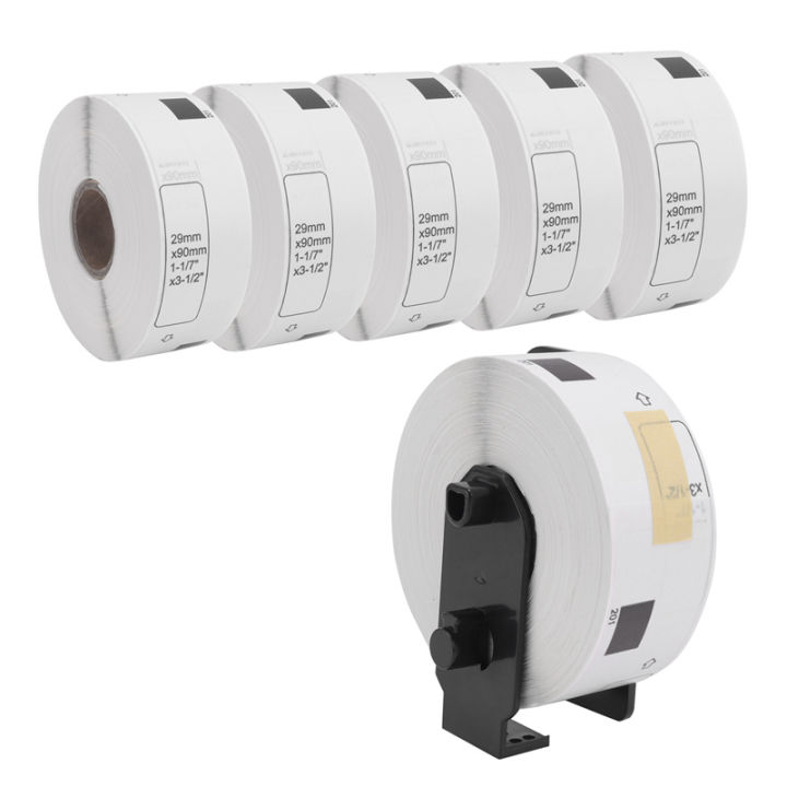 (QAPE) 6 Roll Compatible Labels for -11201 Standard Address Labels 29mm ...