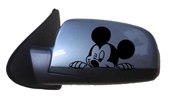 Mickey themed car side mirror sticker - 1 pair (2 pcs) | Lazada PH