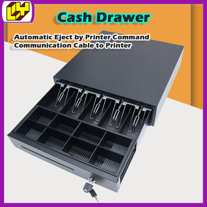 Cash Drawer Cash Tray Retail Store POS System 5 Bill 8 Coin RJ45 Auto ...