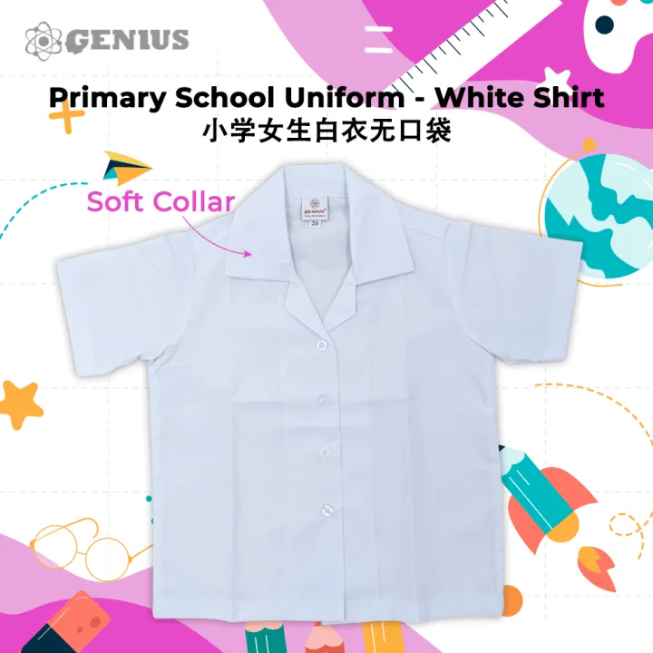 PRIMARY SCHOOL UNIFORM - WHITE SHIRT | Lazada