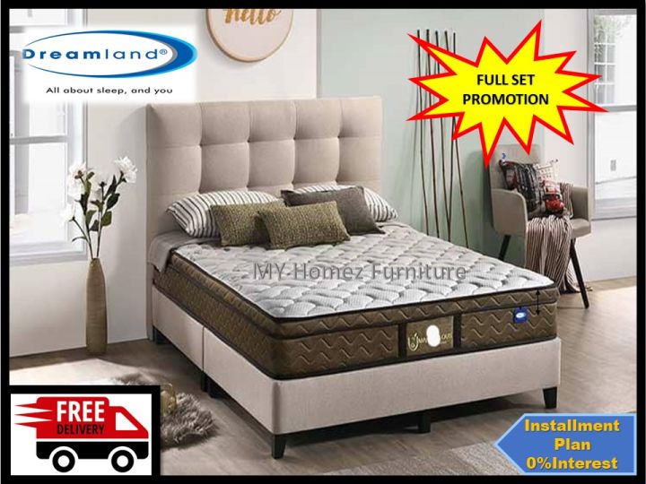 Pre-Order Marvelous Dreamland Mattress With Miranda Bed Set | Lazada