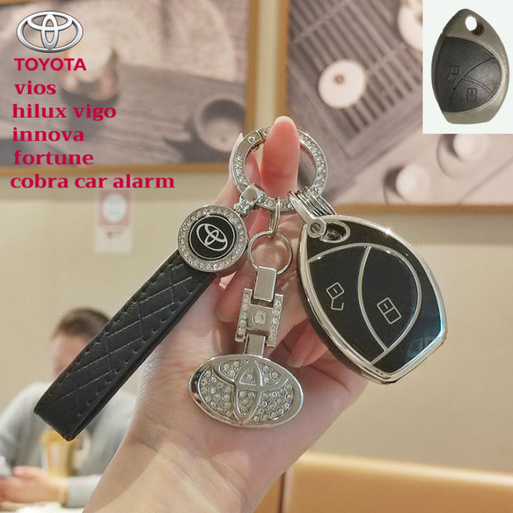 toyota car smart key case for vios hilux vigo innova fortuner cobra car ...