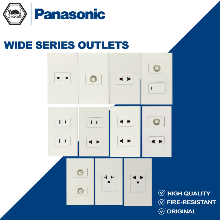 Original Panasonic Outlets Set Wide Series | Lazada PH