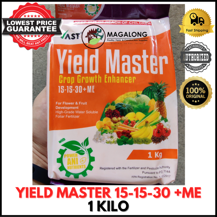 YIELD MASTER 15-15-30 + MICRO ELEMENTS - FOLIAR FERTILIZER - CROP ...