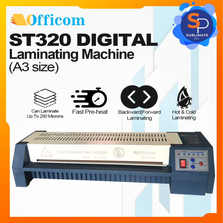 Laminating Machine A3 Size Officom ST320 Laminator ( Heavy Duty ...