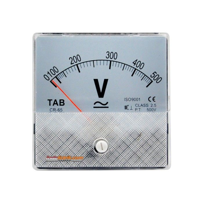 Volt Meter Analog AC / DC 500 V CR65 TAB | Lazada Indonesia